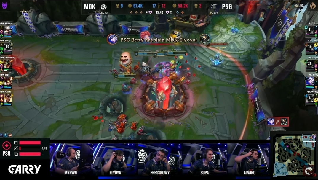 《英雄聯盟》2024 世界大賽入圍賽 MDK 戰隊以 2：1 驚險擊敗 PSG 戰隊順利晉級《League of Legends》 - 巴哈姆特