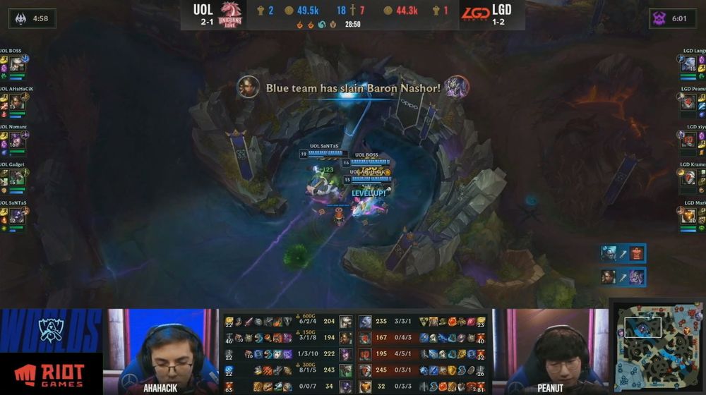 《英雄聯盟》世界大賽入圍賽第三天 獨立國協戰隊 UOL 擊敗 LPL 賽區代表 LGD《League of Legends》 - 巴哈姆特