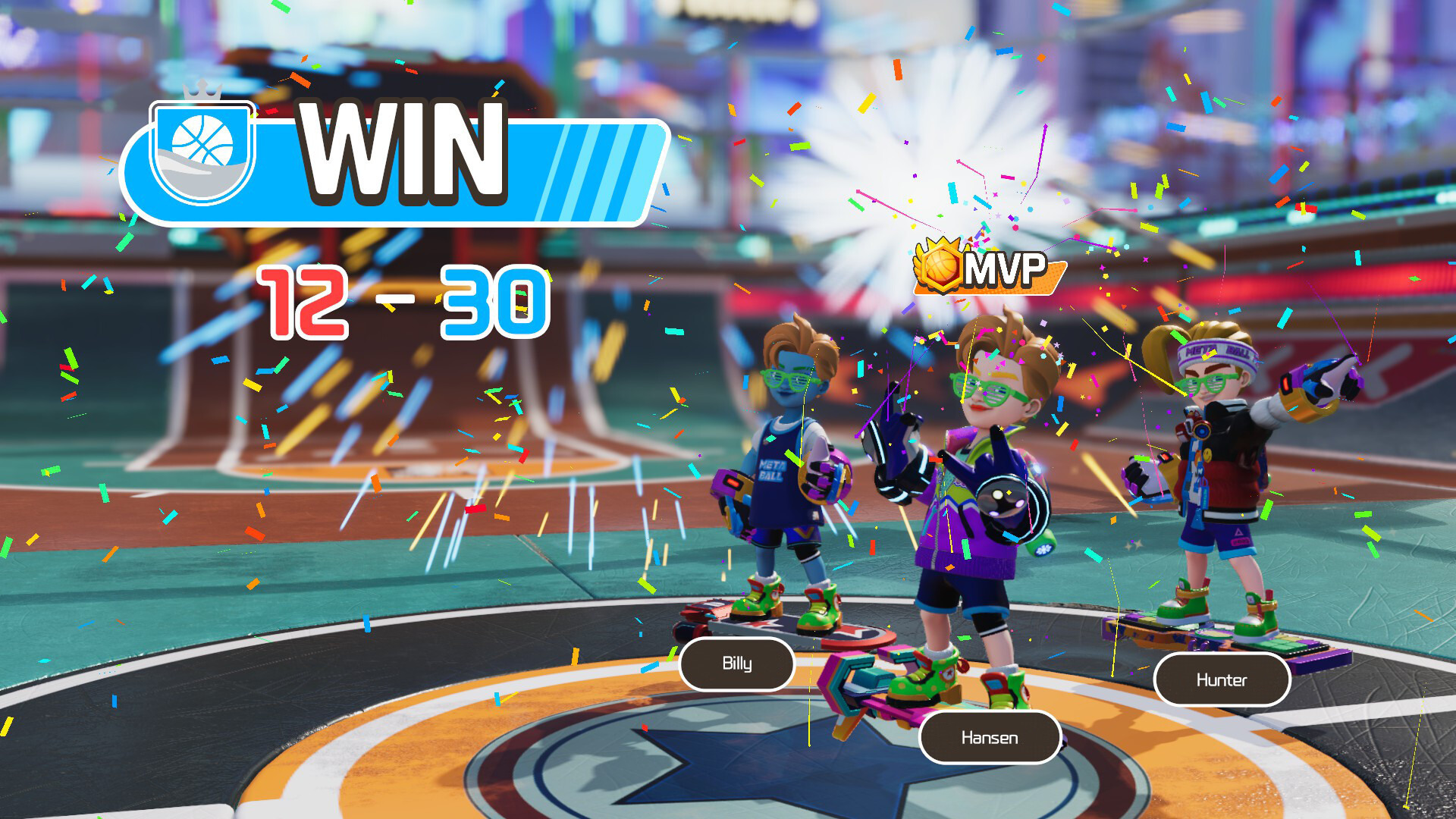 跨平台 3v3 球類競技免費遊戲《黏黏籃球》推出正式版《Metaball》 - 巴哈姆特