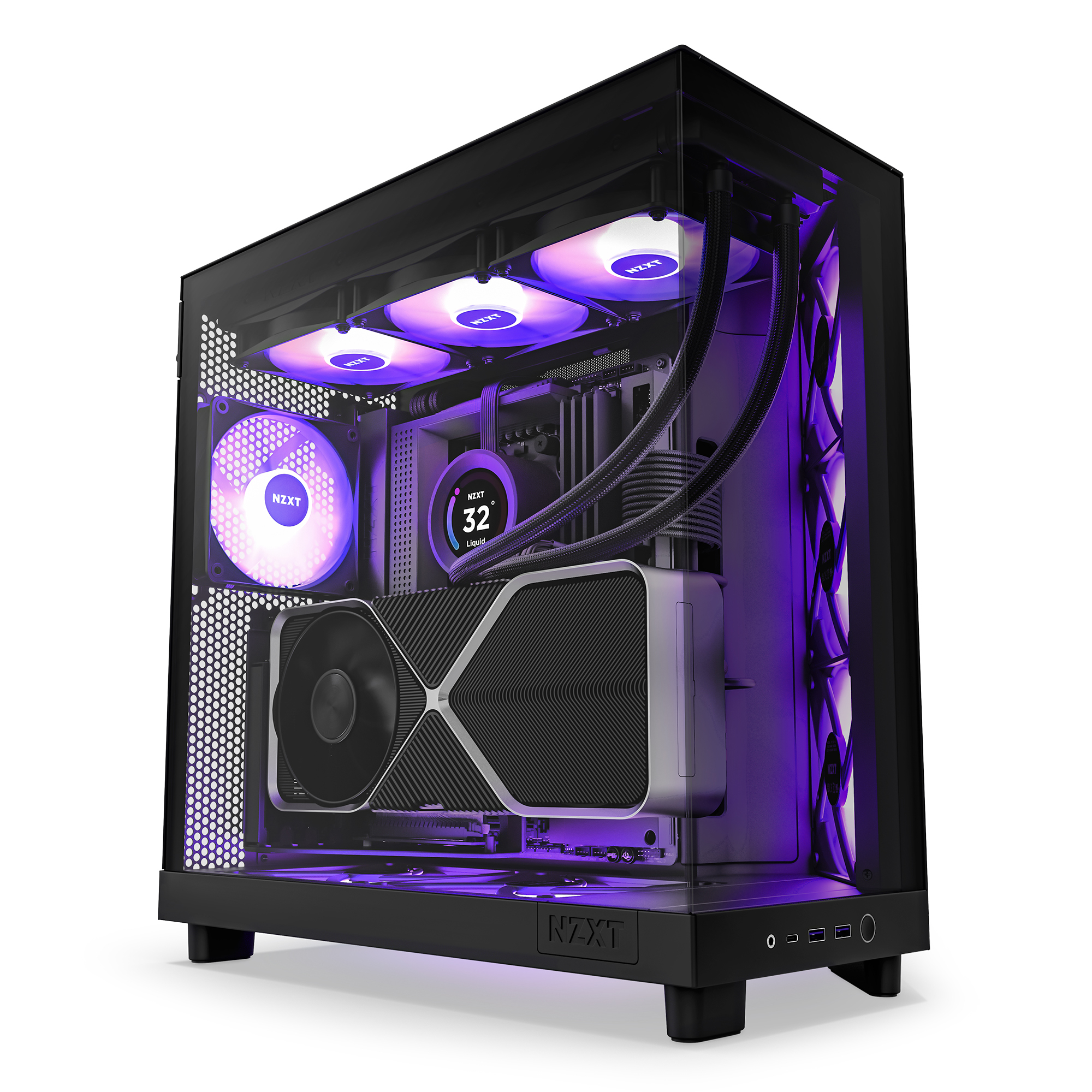 美商恩傑 NZXT 旗下 H6 Flow 及 H6 Flow RGB 機殼預定本月在台上市 採全景面板設計 - 巴哈姆特