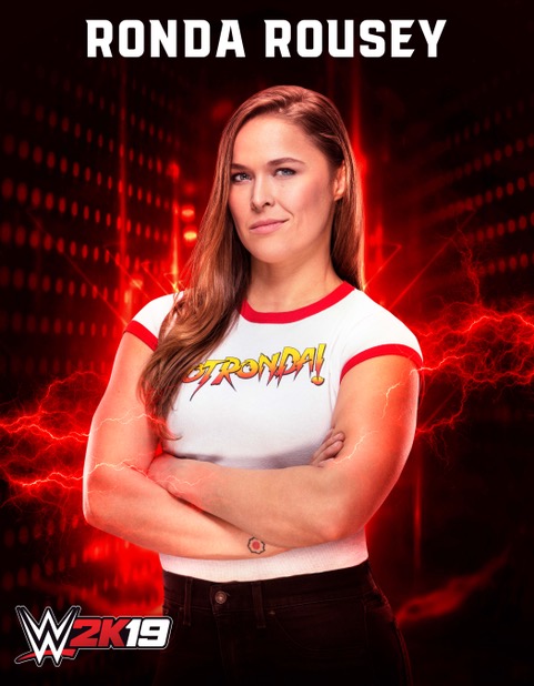 「Rowdy」Ronda Rousey 以《WWE 2K19》預購特典角色首次在電玩遊戲中登場《WWE 2K19》 - 巴哈姆特