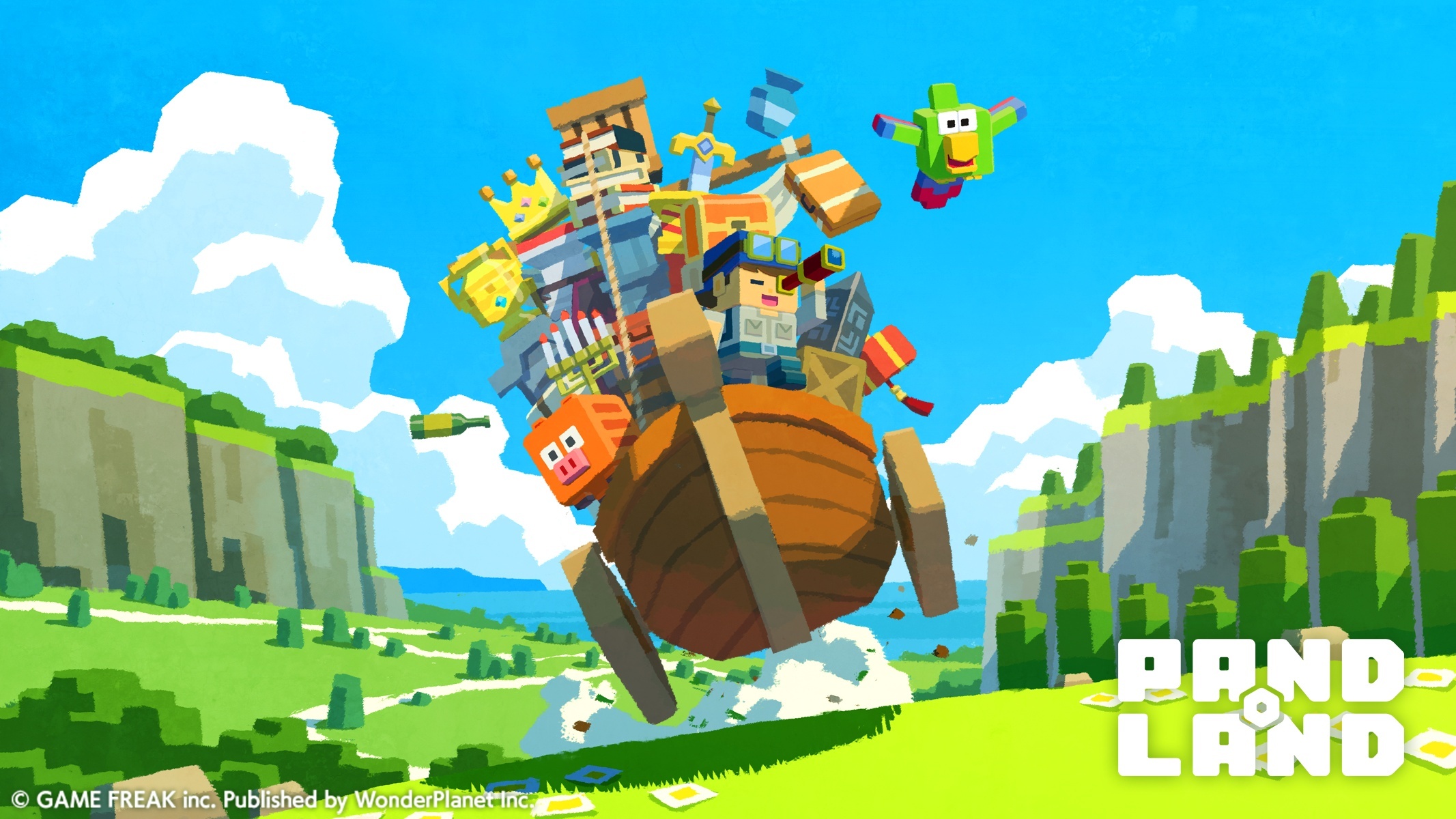 GAME FREAK x WonderPlanet《潘多蘭島 PANDOLAND》事前登錄活動開跑 公開上市時間《パンドランド》 - 巴哈姆特