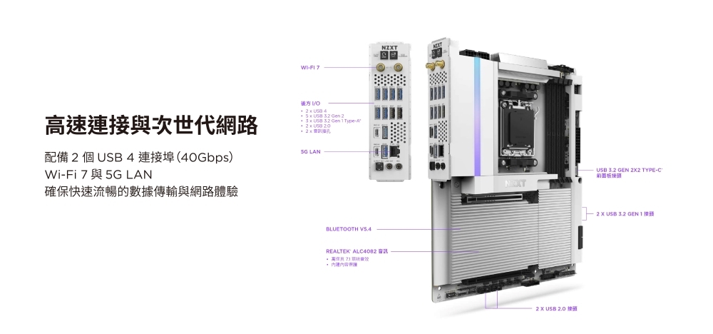 NZXT 台灣首發 intel N9 Z890 & AMD N9 X870E 純色金屬鎧甲美型主機板 - 巴哈姆特