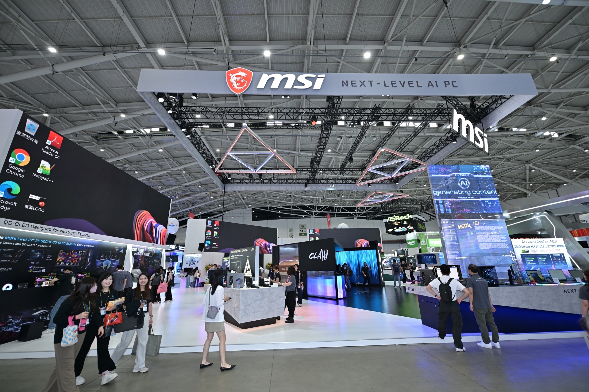 微星於 COMPUTEX 2025 正式亮相 發表三款新 MEG 系列、 VTuber 聯名電競電腦等產品 - 巴哈姆特