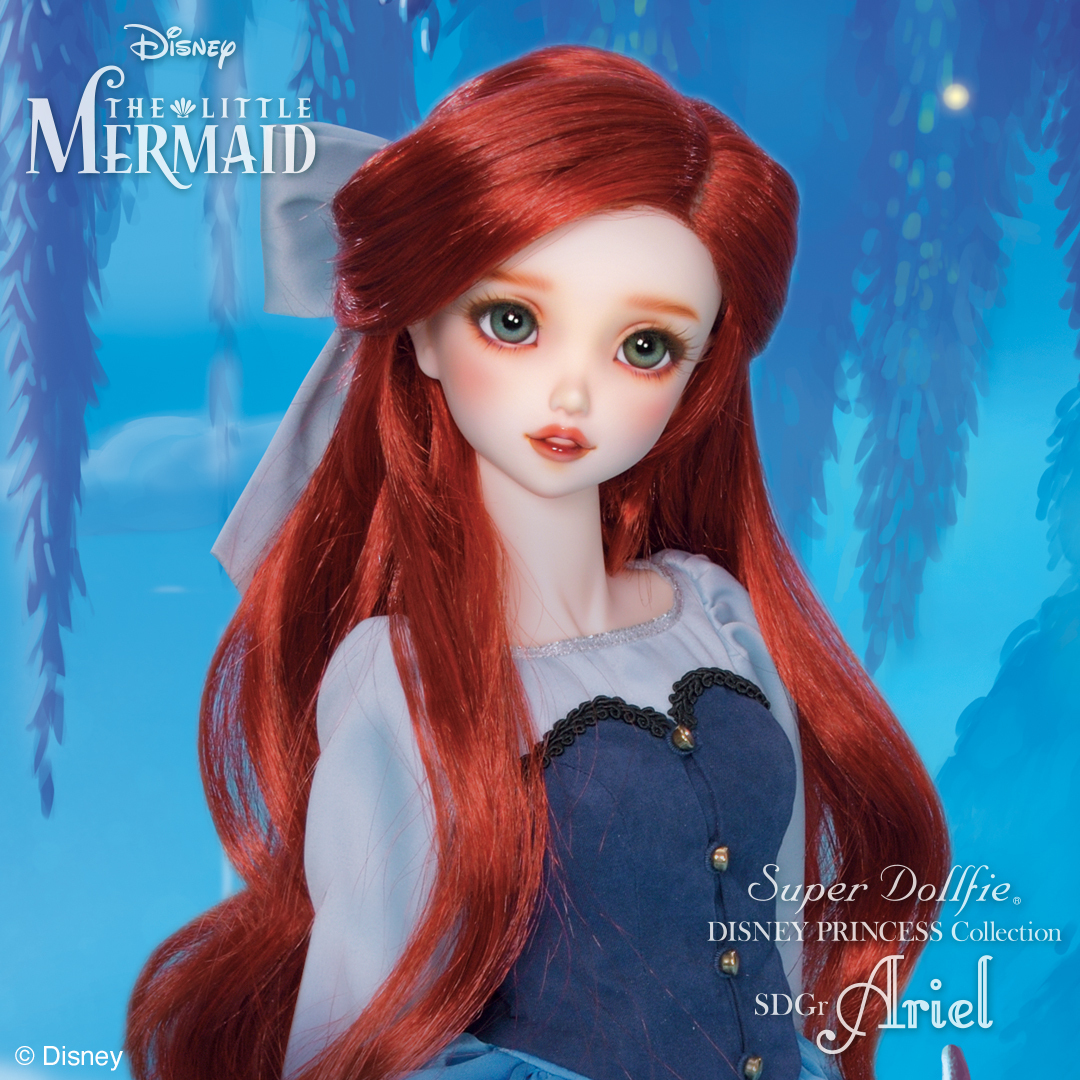 迪士尼動畫《小美人魚》推出愛麗兒球型關節人偶 預定今年 4 月起上市 - 巴哈姆特