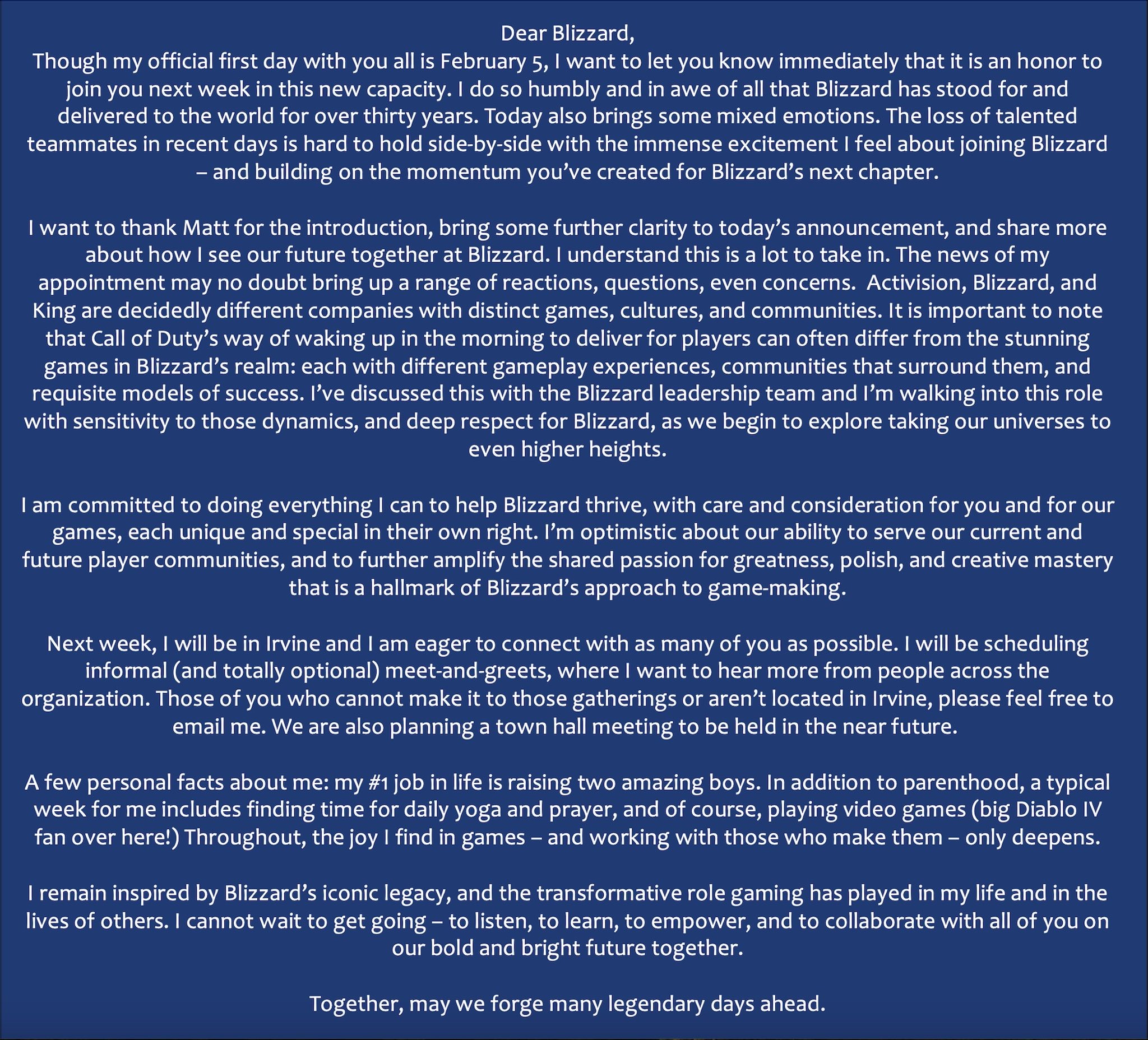 【閒聊】暴雪新任總裁 是《暗黑破壞神IV》的超級粉絲！ @暗黑破壞神 4 哈啦板 - 巴哈姆特