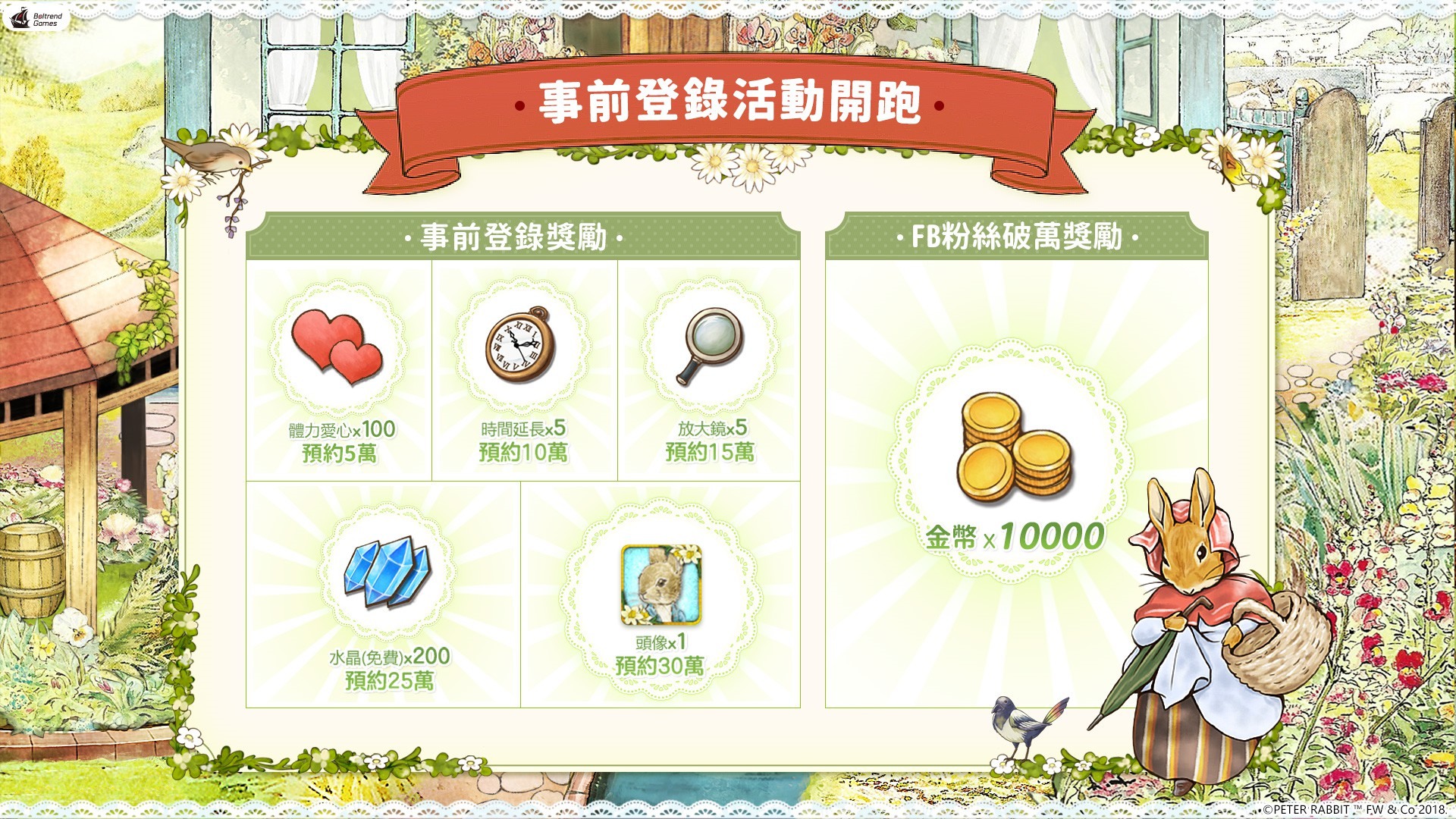 繪本尋物遊戲《比得兔：隱藏的世界》展開刪檔封測 事前登錄活動同步開跑《Peter Rabbit —Hidden World》 - 巴哈姆特