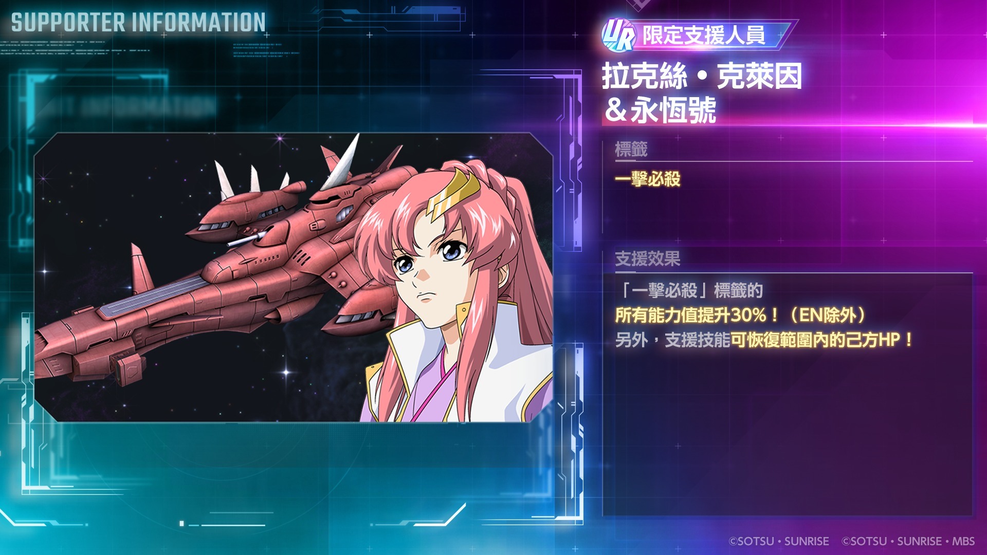 《SD 鋼彈 G 世代 永恆》釋出 UR「攻擊自由鋼彈 (EX) 」/ UR「煌・大和」等機體性能與角色介紹《SDガンダム ジージェネレーション エターナル》 - 巴哈姆特