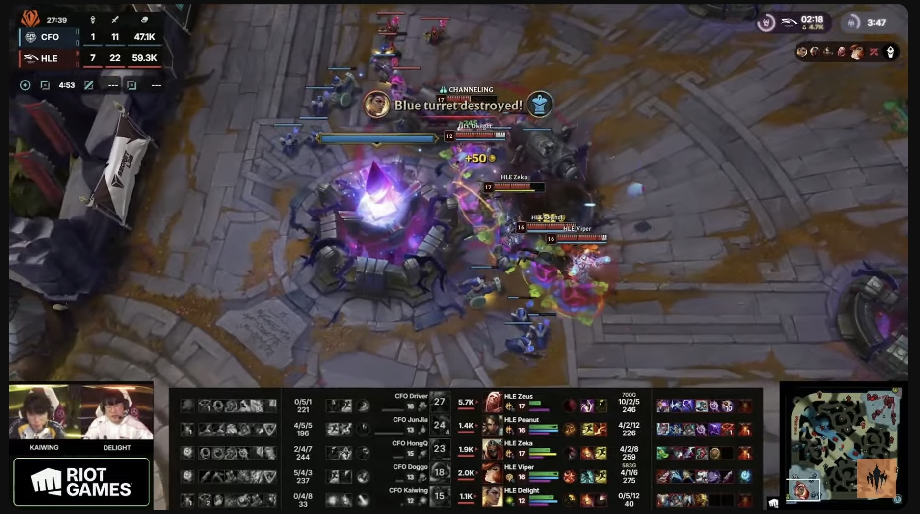 《英雄聯盟》初陣對抗賽 Day3 隊伍 CFO 不敵 HLE 強大攻勢以 0:2 吞敗《League of Legends》 - 巴哈姆特