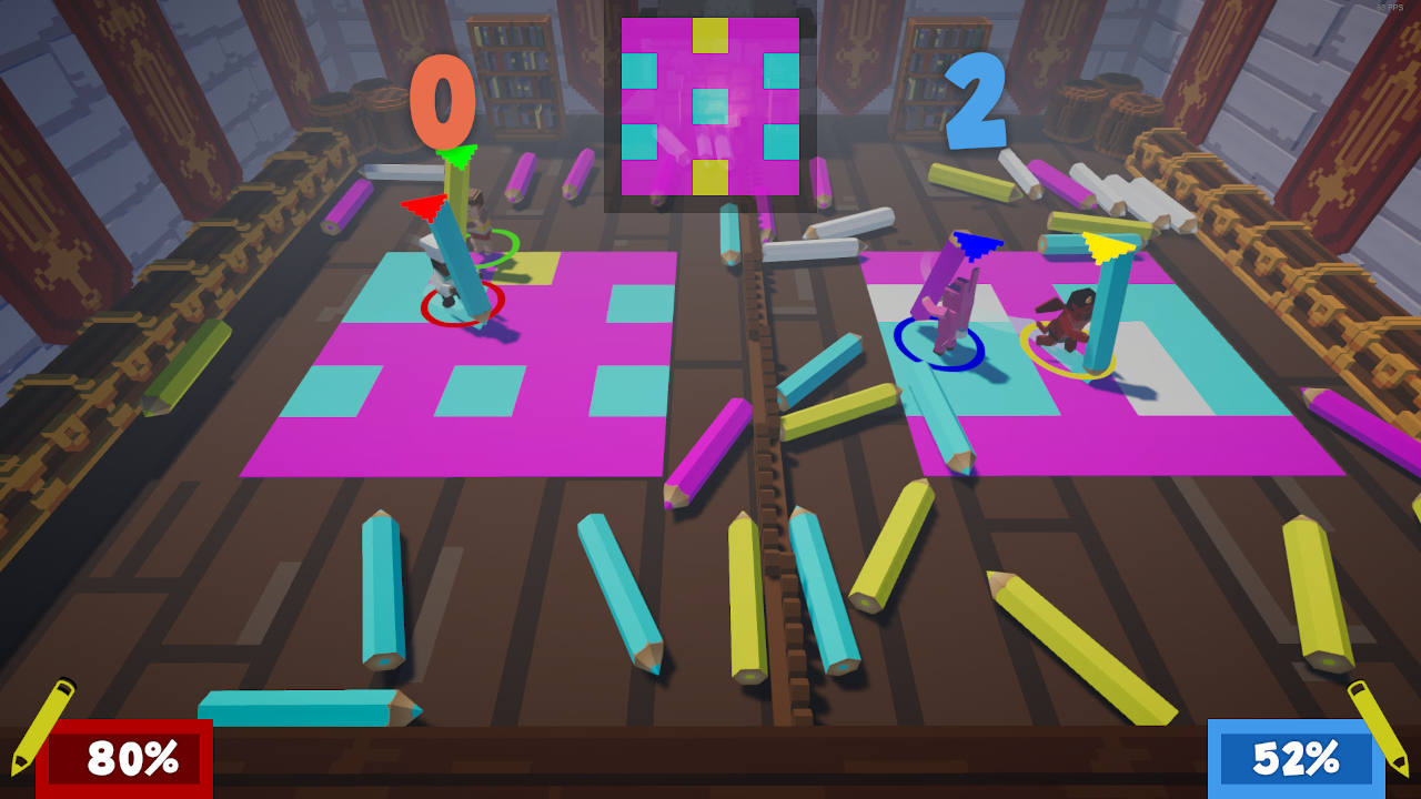 混亂派對遊戲《色彩繽紛》4 月 28 上市 最多可四人一同享受作畫樂趣《Color Breakers》 - 巴哈姆特