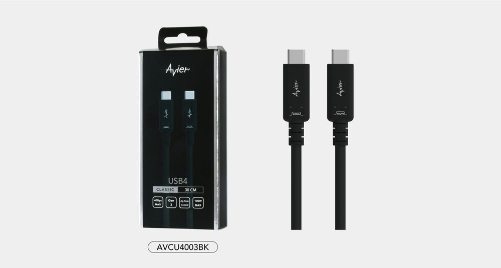 Avier 推出 CLASSIC USB4 高速資料傳輸線 - 巴哈姆特