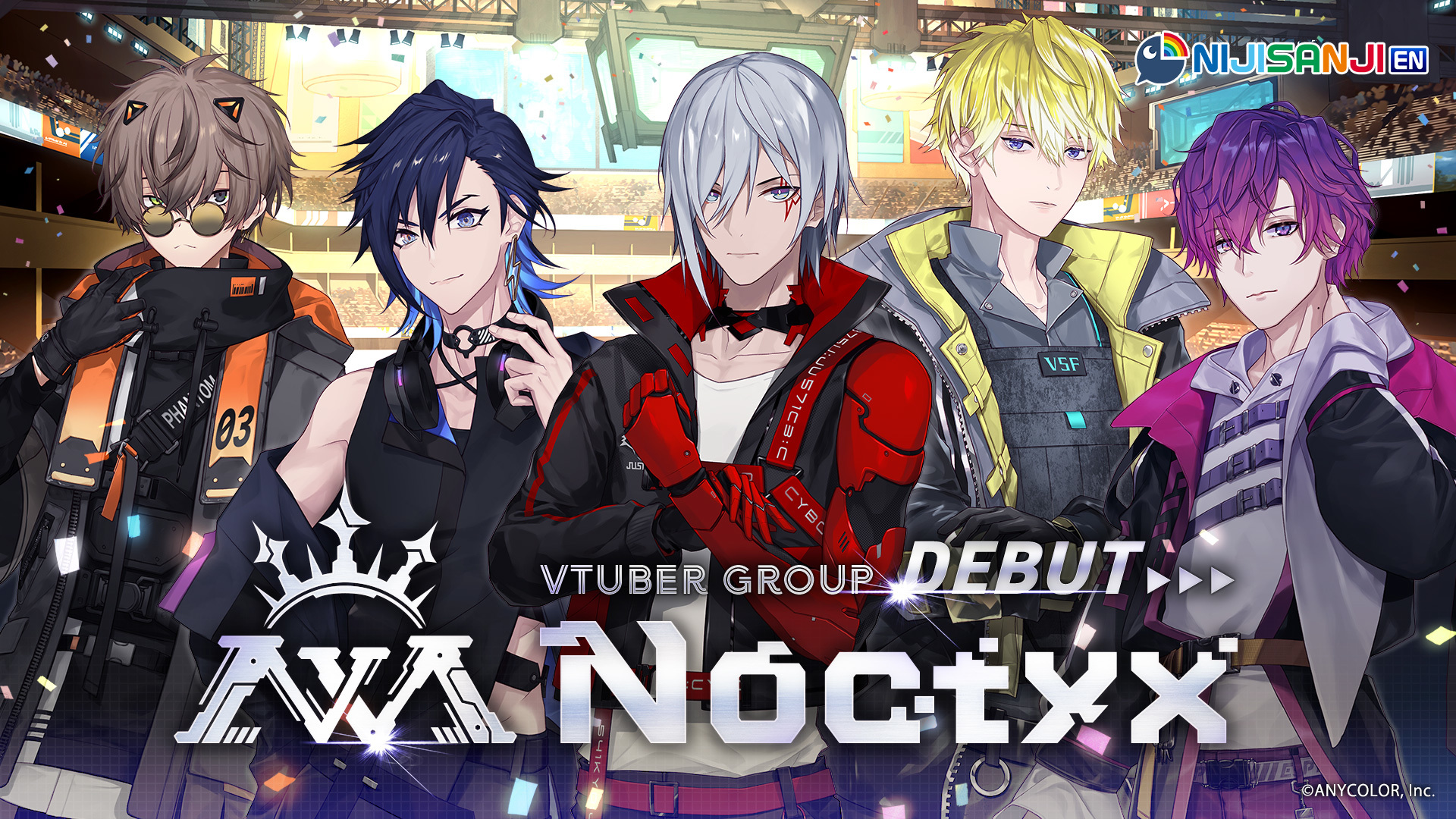 NIJISANJI EN 宣布推出 VTuber 全新團體「Noctyx」人物介紹同步公開 - 巴哈姆特