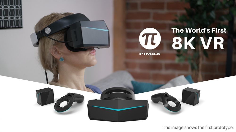 8K VR 裝置「Pimax 8K VR」展開募資 提供雙 4K 超高解析度 200 度廣視野 VR 體驗 - 巴哈姆特