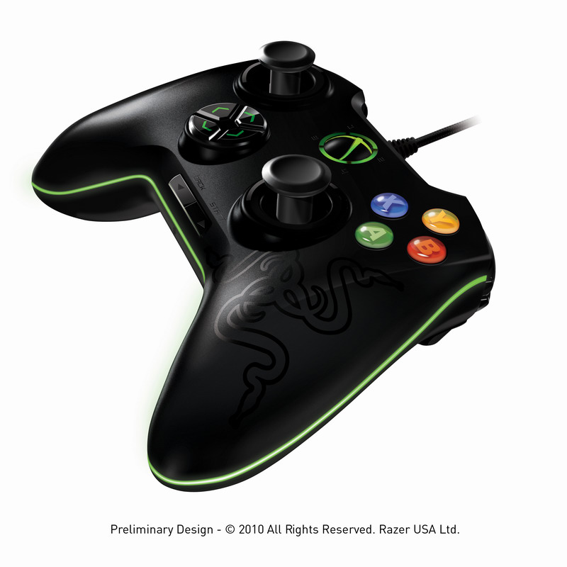 Razer 進軍遊樂器周邊市場 發表 Xbox 360 高階有線控制器與環繞耳麥 - 巴哈姆特