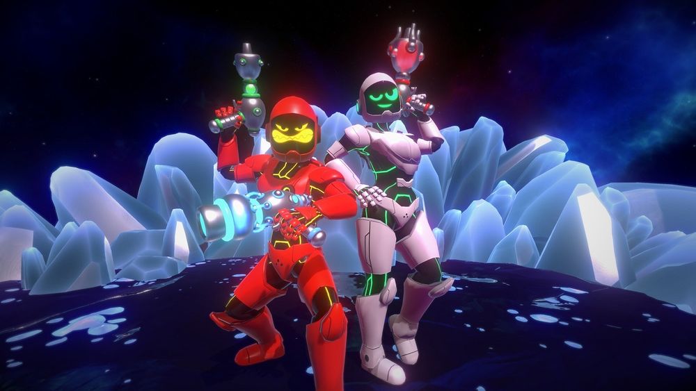 採大型機台復古風格 VR 射擊遊戲《Mega Overload》即日 Steam 平台上架《Mega Overload》 - 巴哈姆特