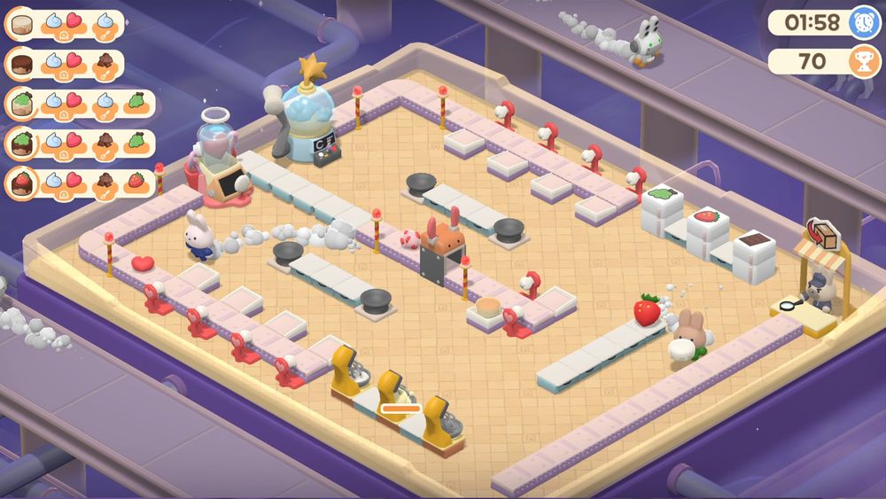 新款合作遊戲《Turn The Line！》曝光 來幫助月亮工廠的兔子順利完成工作《Turn The Line！》 - 巴哈姆特