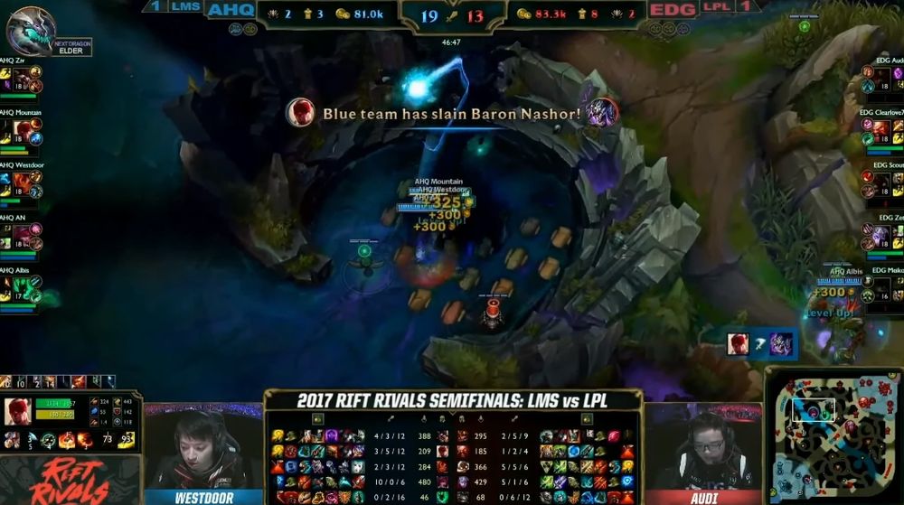 《英雄聯盟》亞洲對抗賽隊伍 ahq 逆轉擊敗 EDG、LMS 賽區聽牌 M17 即將出戰 RNG《League of Legends》 - 巴哈姆特