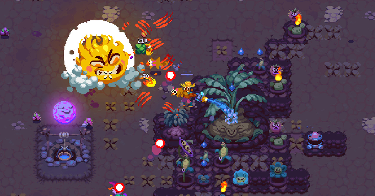 《原子作物 Atomicrops》PC 版 17 日登陸 Steam 打倒變異生物、展開守護農場之戰《Atomicrops》 - 巴哈姆特