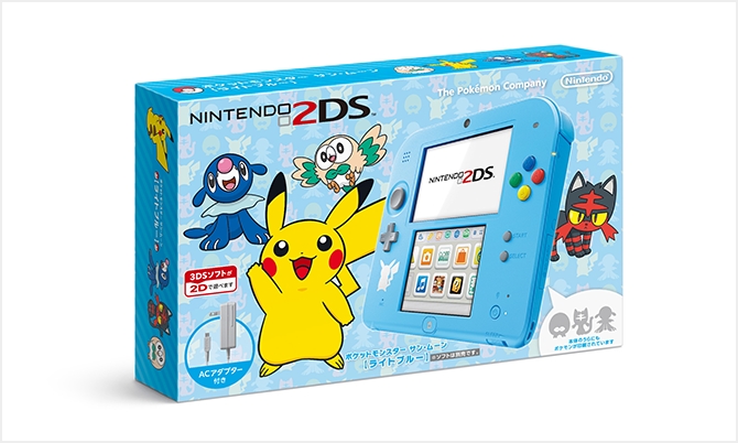 《精靈寶可夢 太陽 / 月亮》宣布將在日本推出淺藍配色特製 N2DS 主機《Pokémon Ultra Moon》 - 巴哈姆特