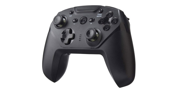 CYBER Nintendo Switch 專用 Gyro 無線控制器（黑） - 巴哈姆特