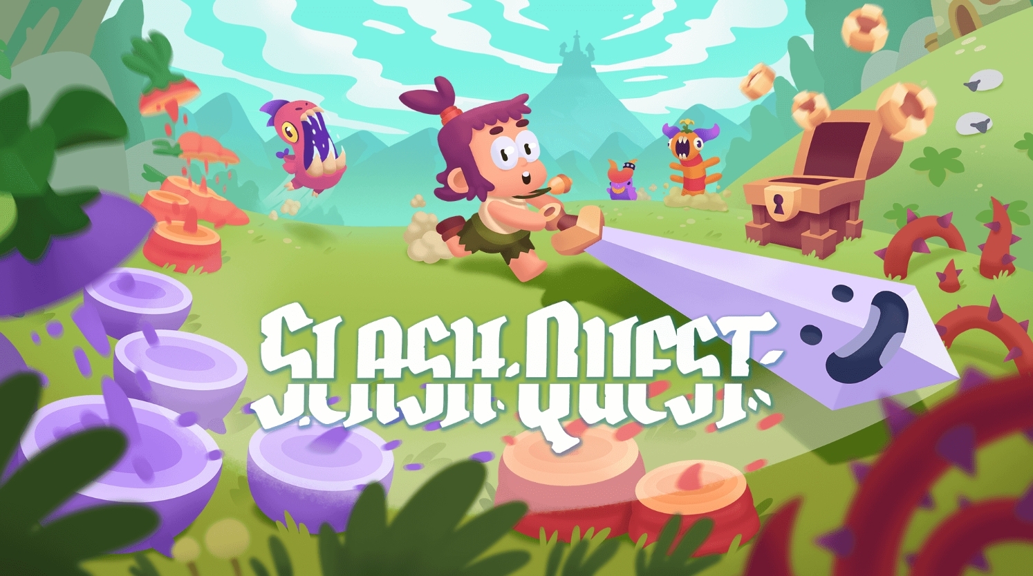 動作冒險遊戲《光劍小騎士》於 Google Play 推出 與會說話的魔法劍攜手拯救女王國度《Slash Quest!》 - 巴哈姆特