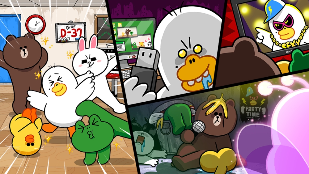 LINE GAME 系列首款節奏遊戲《LINE STAGE 節奏擂台》登陸雙平台《LINE STAGE》 - 巴哈姆特