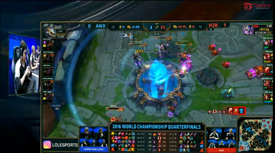 《英雄聯盟》2016 世界大賽四強賽名單揭曉 歐洲 H2K 直落三擊敗俄羅斯 ANX 晉級《League of Legends》 - 巴哈姆特