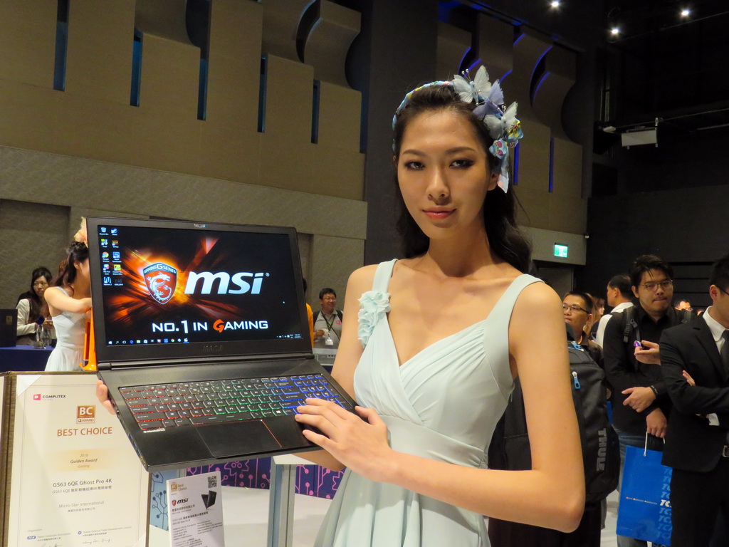 COMPUTEX Best Choice Award 公布得獎作品 微星電競筆電 GS63 6QE 獲金獎 - 巴哈姆特
