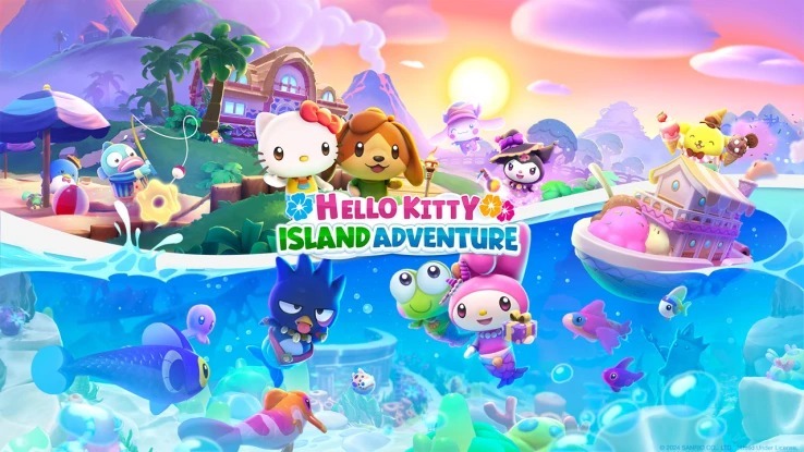 三麗鷗明星箱庭遊戲《Hello Kitty Island Adventure》2025 年登陸 Switch 平台《Hello Kitty ...