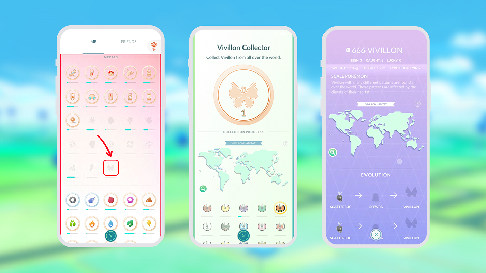 《Pokemon GO》預告將首次加入粉蝶蟲、粉蝶蛹和彩粉蝶《Pokémon GO》 - 巴哈姆特