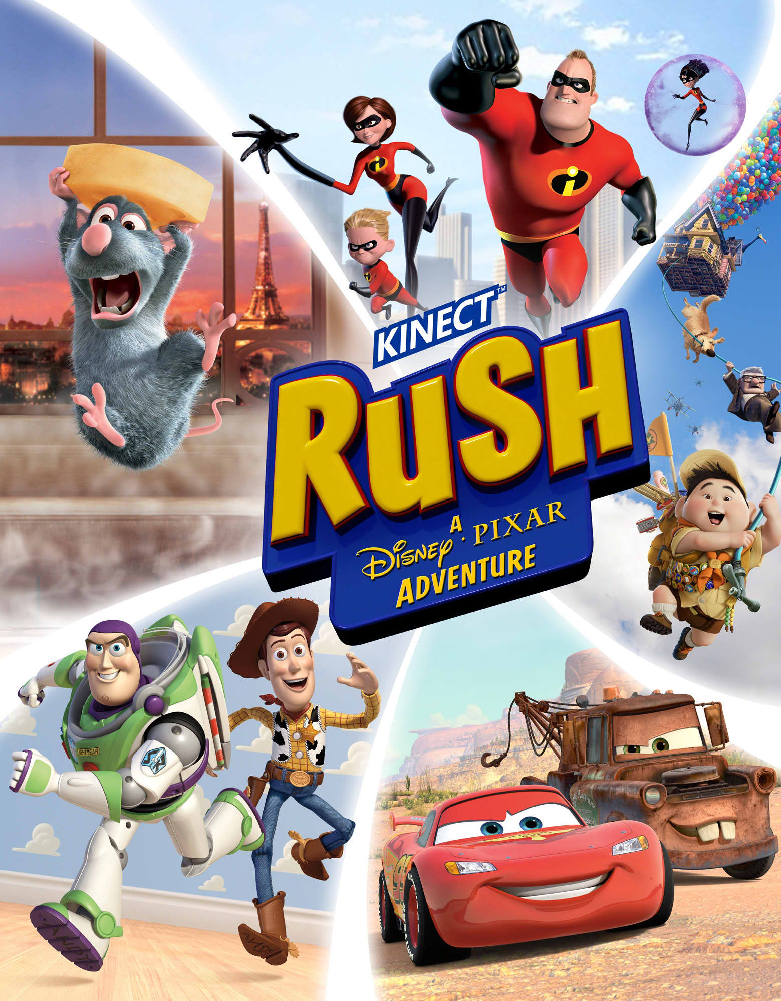 《Kinect 衝鋒》今日上市 與超人特攻隊、巴斯光年等迪士尼皮克斯動畫角色冒險《Rush: A Disney Pixar Adventure ...