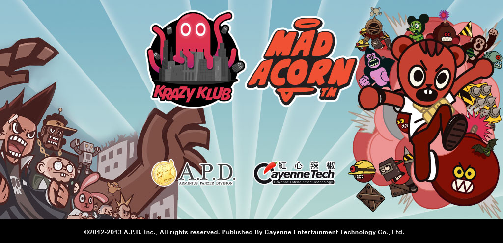 《Mad Acorn》《Krazy Klub》等韓國手機遊戲預計今年引進台灣 - 巴哈姆特