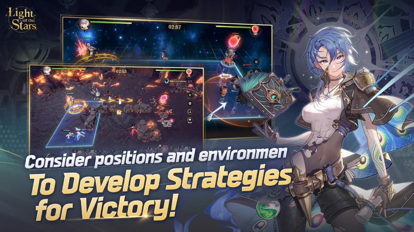 二次元策略 RPG《Light of the Stars》今日推出 與星辰之力繼承者們攜手拯救世界《별의 전쟁》 - 巴哈姆特