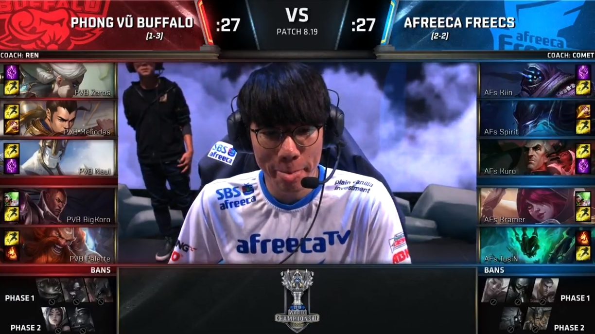 《英雄聯盟》2018 世界大賽小組賽 FW 敗給 PVB 將與下場敗者角逐 A 組第二名次《League of Legends》 - 巴哈姆特