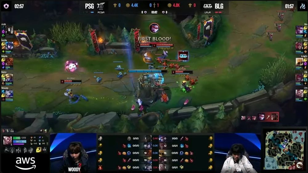 《英雄聯盟》2024 MSI 分組賽 PSG 以 2:3 惜敗 LPL 賽區隊伍 BLG 挺進勝部四強《League of Legends》 - 巴哈姆特