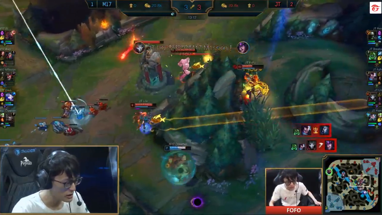 《英雄聯盟》LMS 區域選拔賽 JT 擊敗 M17 明日將與 GRX 爭奪世界大賽第三張門票《League of Legends》 - 巴哈姆特