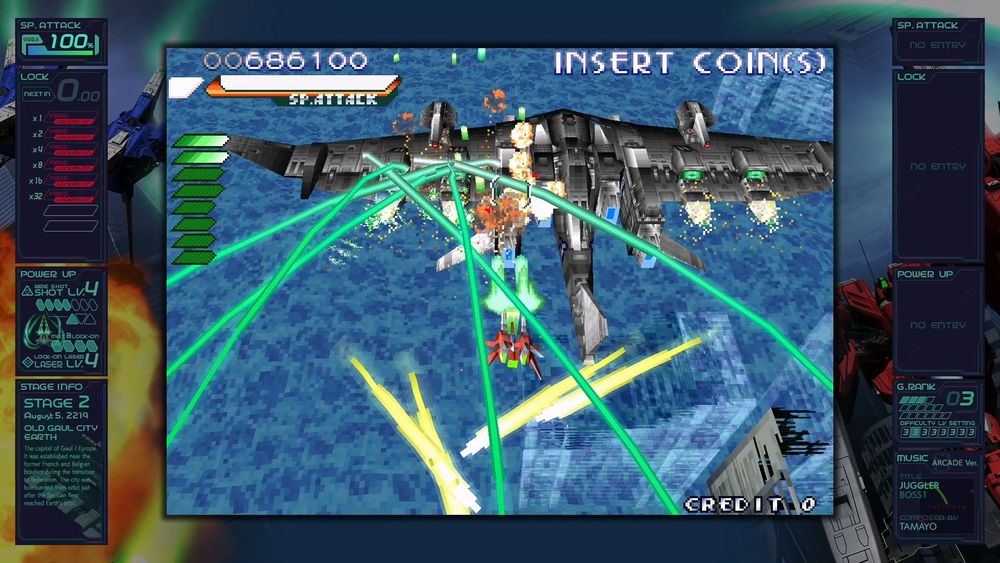 TAITO 經典縱向射擊遊戲合集《閃電風暴 大型電玩年表》中文版本日推出《Ray'z Arcade Chronology》 - 巴哈姆特