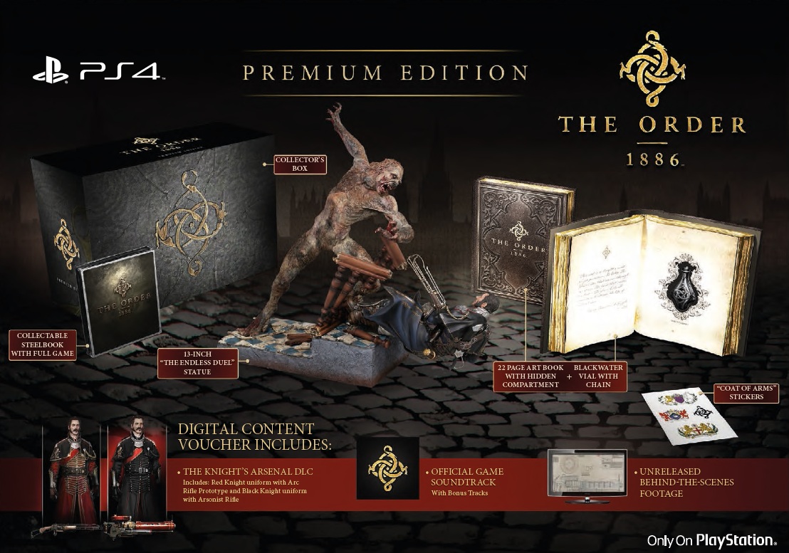 《The Order: 1886》中文版預定明年 2 月同步推出珍藏版、豪華版與 PS4 同梱組《The Order: 1886》 - 巴哈姆特