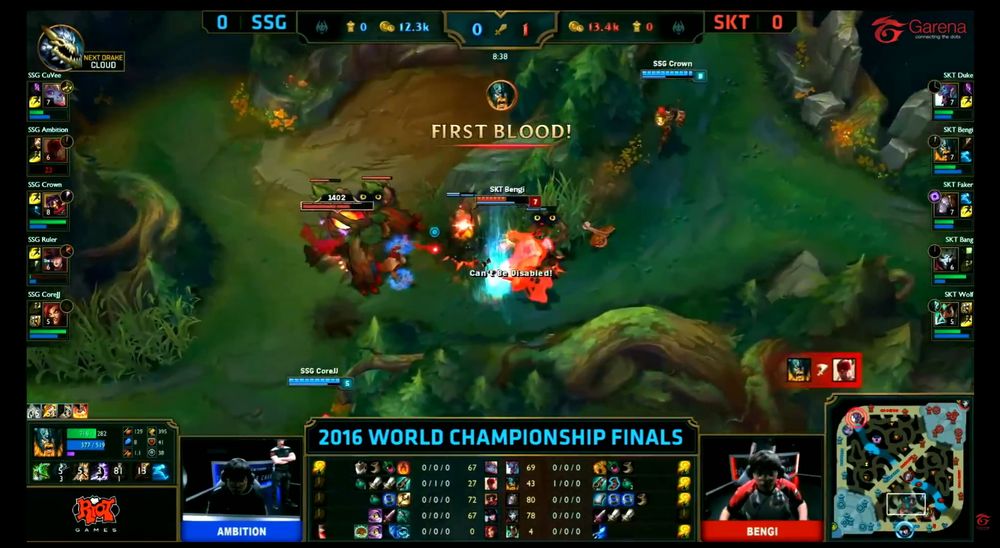 《英雄聯盟》2016 世界大賽隊伍 SKT 蟬聯冠軍 以 3:2 成績擊敗 SSG 獲勝《League of Legends》 - 巴哈姆特