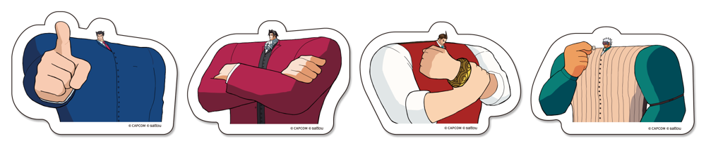 看這壓倒性的肩寬！《逆轉裁判》× 插畫家「sattou」聯名抽籤於日本登場 - 巴哈姆特