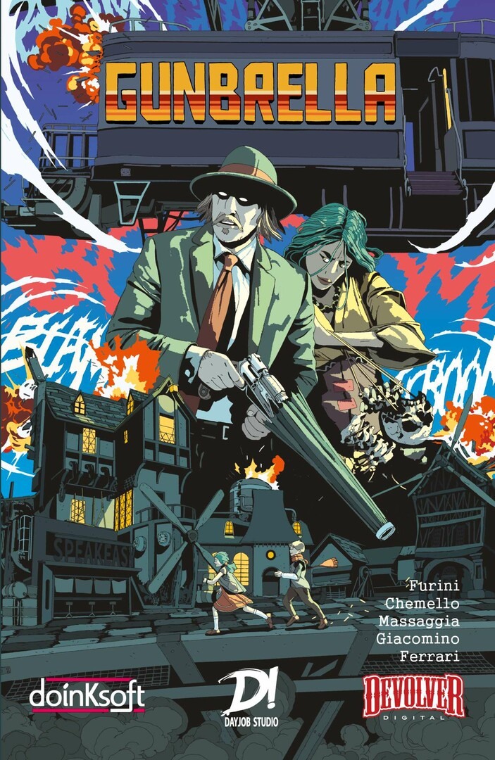 黑色龐克風動作遊戲《傘槍英雄》今日發行 使用傘槍橫掃所有困難與危險《Gunbrella》 - 巴哈姆特