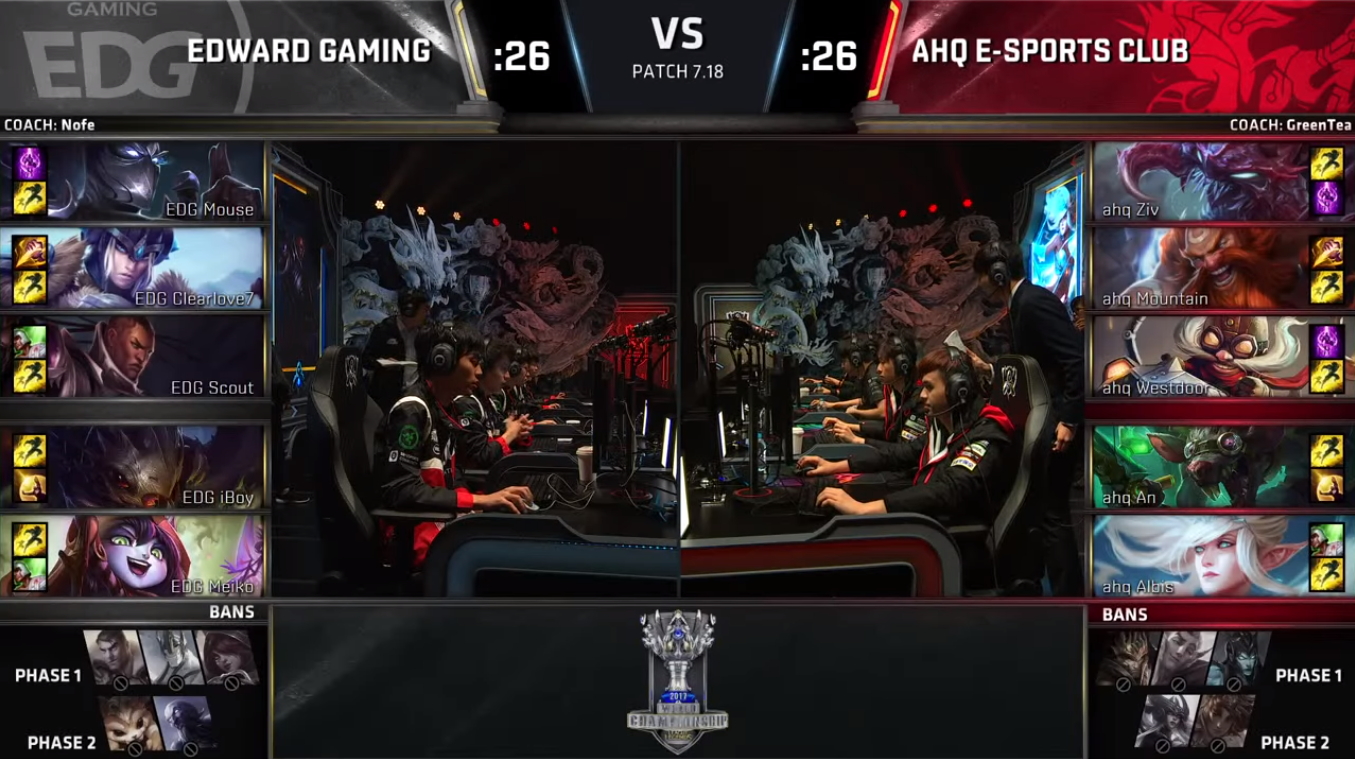 《英雄聯盟》隊伍 ahq 旗開得勝 擊敗 EDG 取 2017 世界大賽小組賽第一勝《League of Legends》 - 巴哈姆特