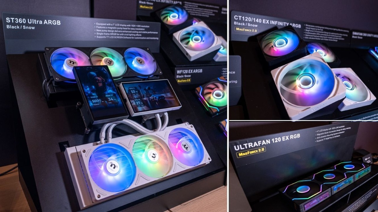 曜越發表 ST360 Ultra ARGB Sync 與次世代雙重無限鏡燈效風扇系列 - 巴哈姆特