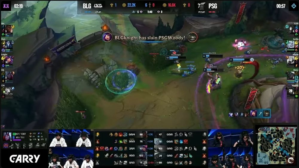 《英雄聯盟》2024 MSI 分組賽 PSG 以 2:3 惜敗 LPL 賽區隊伍 BLG 挺進勝部四強《League of Legends》 - 巴哈姆特