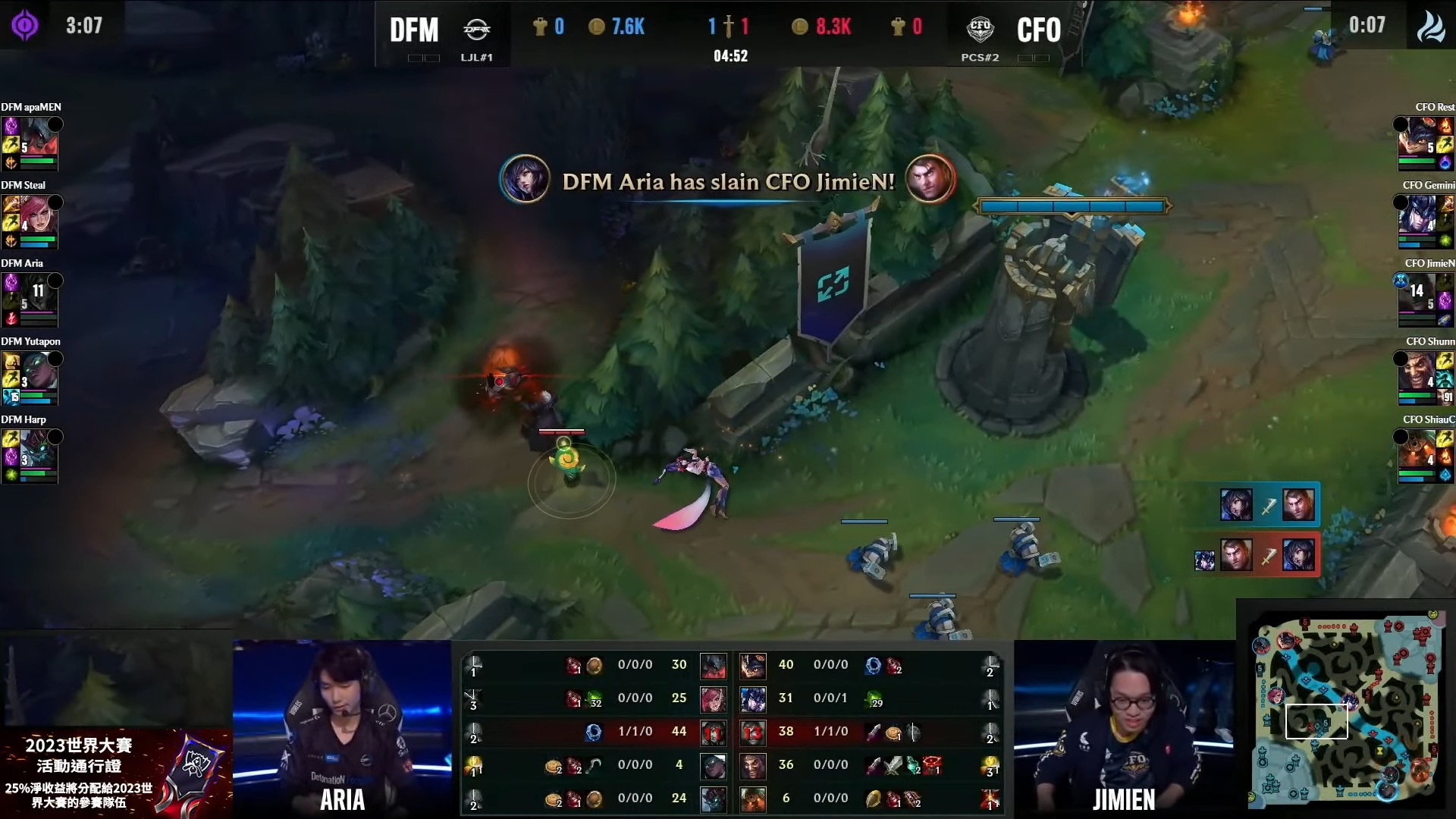 《英雄聯盟》2023 世界大賽入圍賽第二天賽事登場 PCS 戰隊 CFO 直落二擊敗 DFM《League of Legends》 - 巴哈姆特