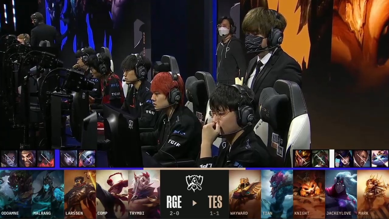 《英雄聯盟》2022 世界大賽小組賽第四天戰況 JDG 、RGE、RNG 獲全勝暫列各小組第一《League of Legends》 - 巴哈姆特