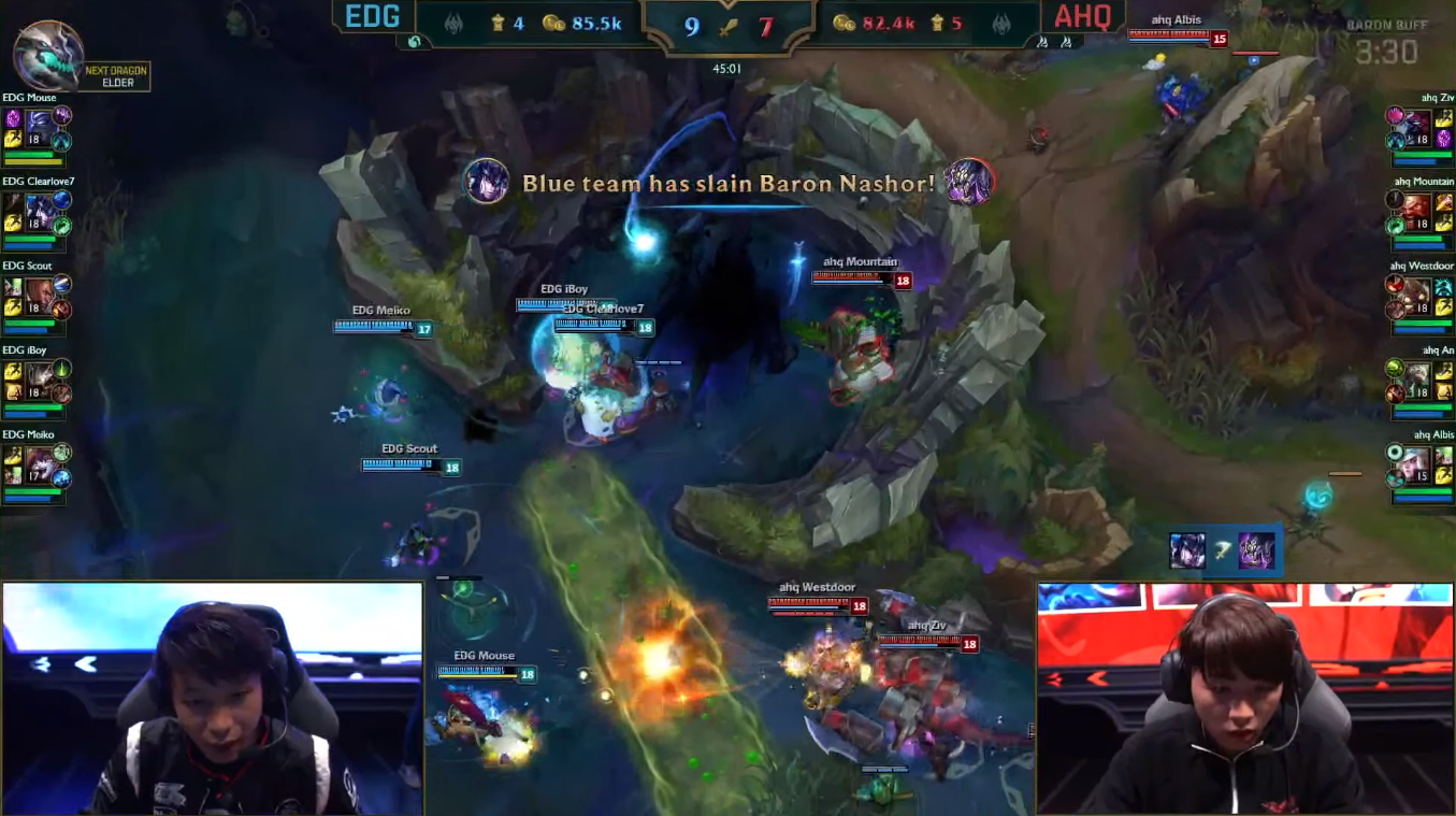 《英雄聯盟》隊伍 ahq 旗開得勝 擊敗 EDG 取 2017 世界大賽小組賽第一勝《League of Legends》 - 巴哈姆特