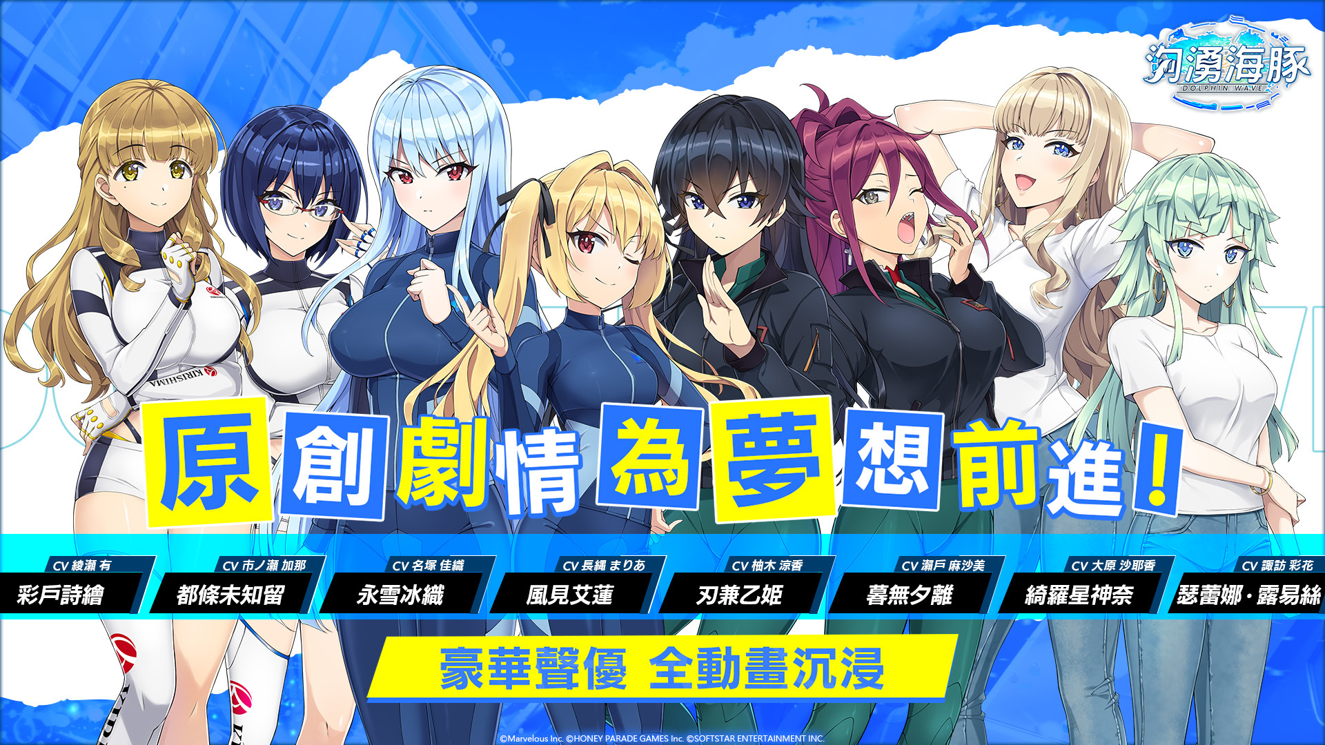 美少女噴射對戰卡牌 RPG《洶湧海豚 DolphinWave》繁中版啟動雙平台商店預約《Dolphin Wave》 - 巴哈姆特