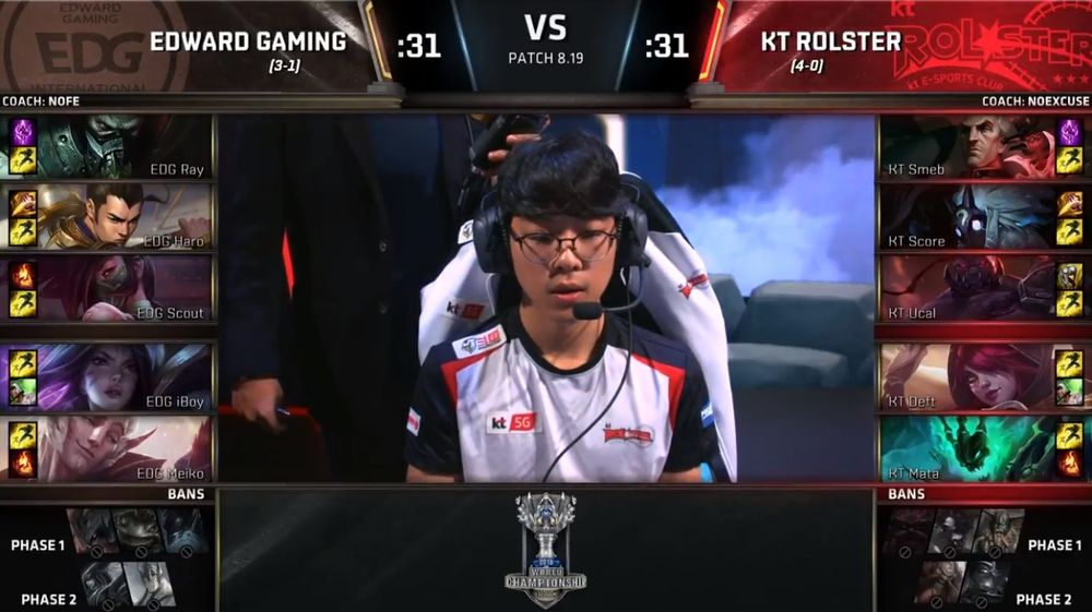 《英雄聯盟》2018 世界大賽小組賽第七天 隊伍 EDG 逆風打敗 KT 拿下第四勝出線《League of Legends》 - 巴哈姆特