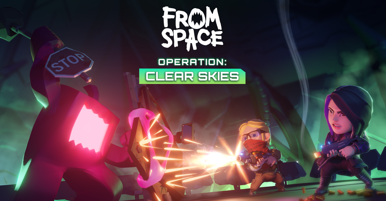 《霓虹入侵者》PS4 / PS5 繁體中文版追加內容「Operation:Clear Skies」今日上線《From Space》 - 巴哈姆特